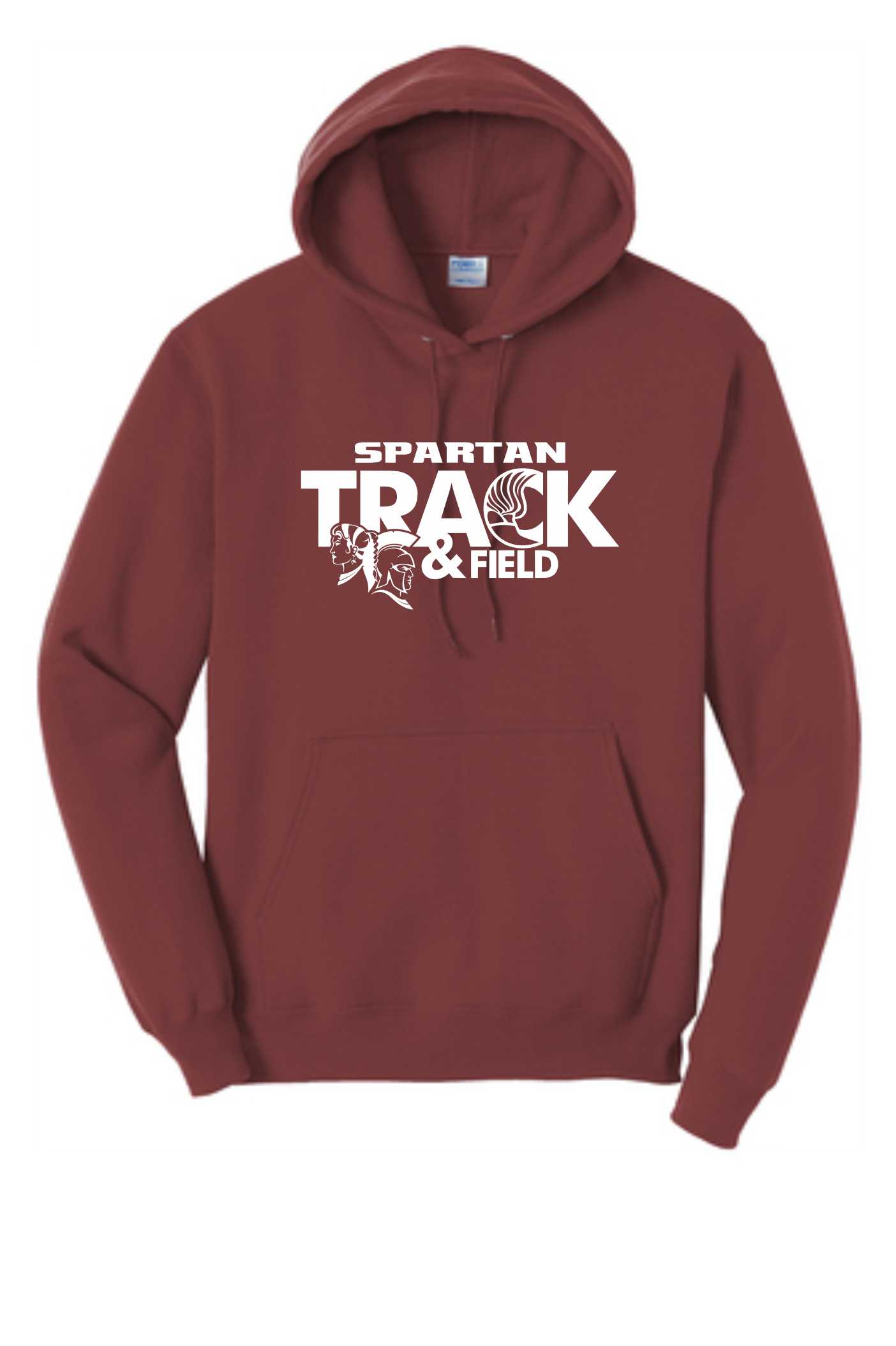 Spartan Track Port & Company® Core Fleece Pullover Hooded Sweatshirt ...
